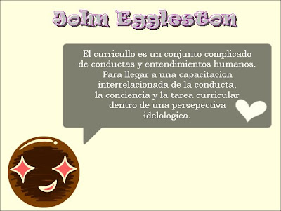 Diseño Curricular: JOHN EGGLESTON
