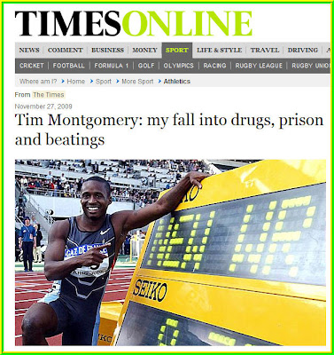 Pappillon: Tim Montgomery - He Feared for His Life in Prison - Is That ...