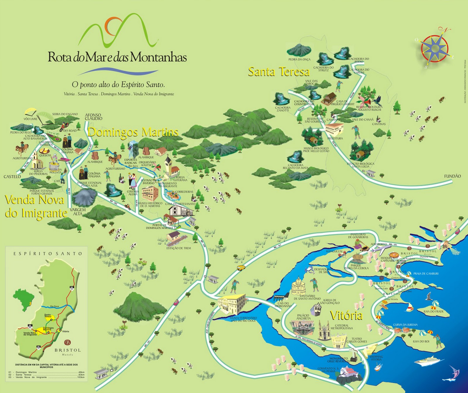 Fernando Francez: Mapas do Espírito Santo e municípios