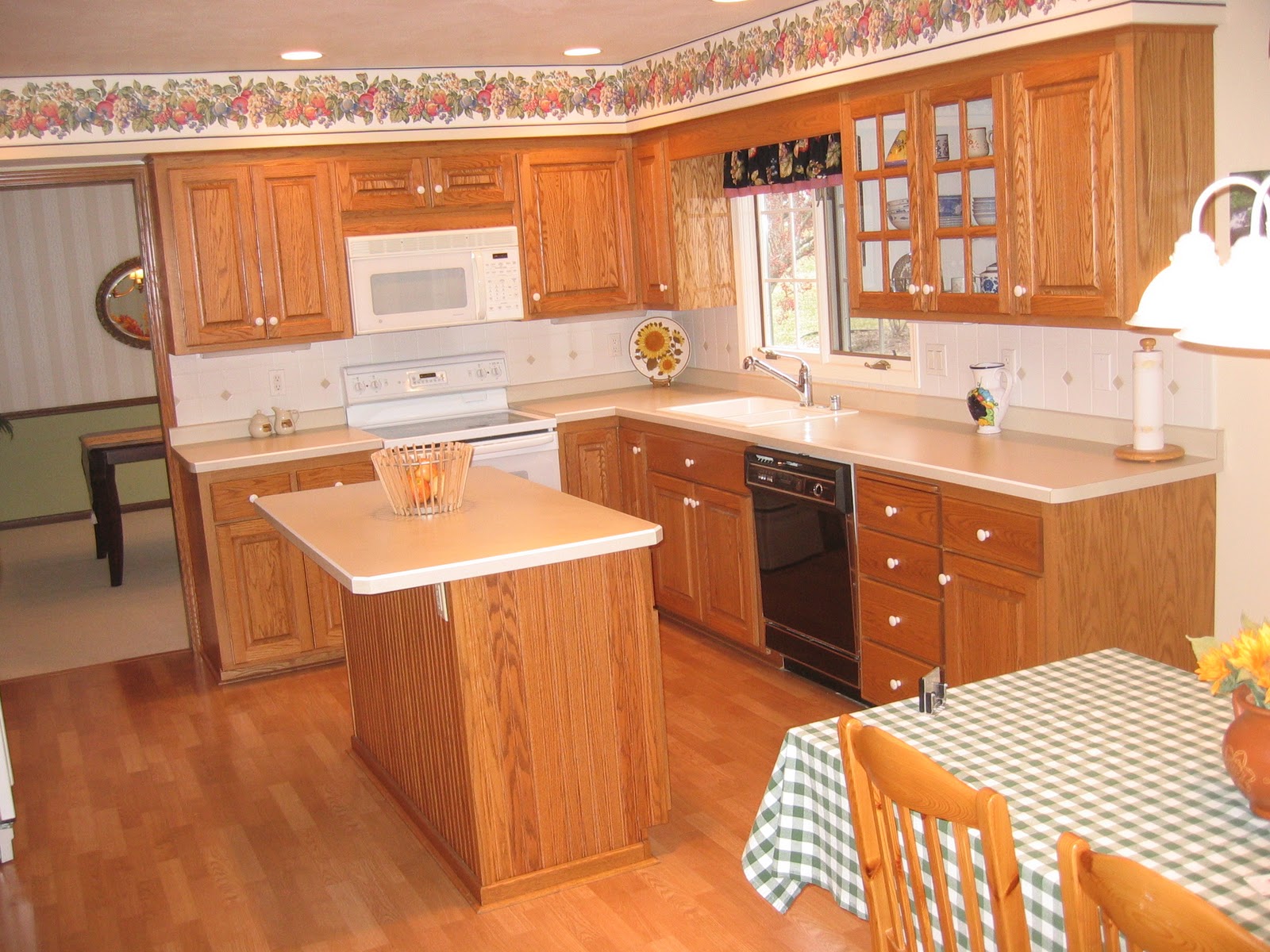 More storage and no more oak cabinets.