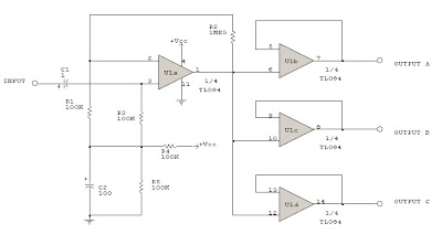 Audio Distribution Amplifier ~ Circuitos de Electronica