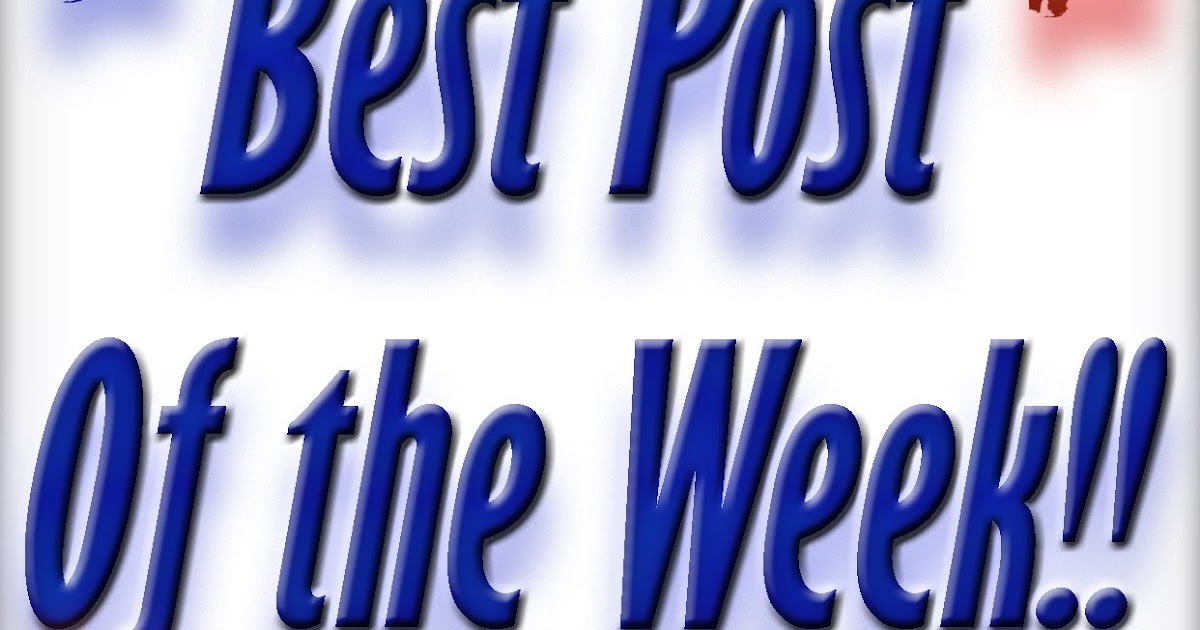 Alabama Bloggers: Best Post of the Week: Week 264