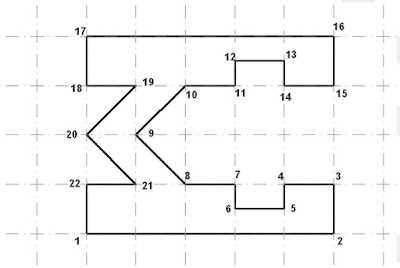 Entering Points in AutoCAD: RELATIVE CO-ORDINATES ~ Free Graphic ...
