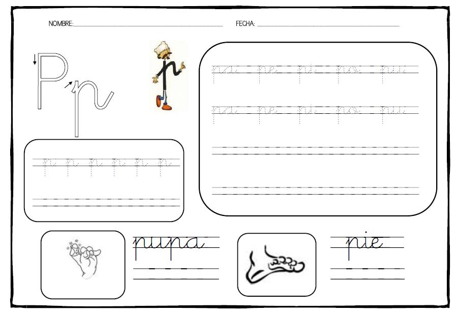 Lecto escritura con la p - Imagui