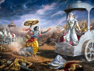 Devotional: Lord krishna fights with kamsa