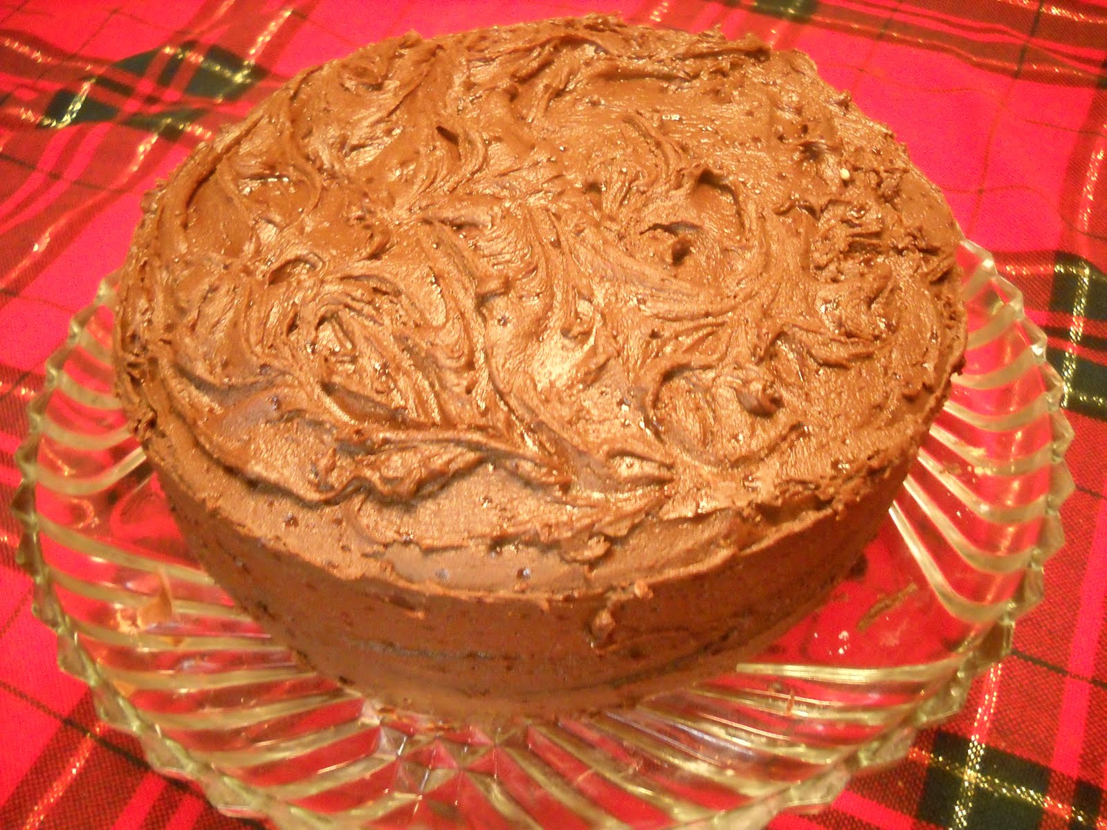 Blessed Vegan Life: Trust Me Cake with Gaggy Frosting, and Christmas 2010
