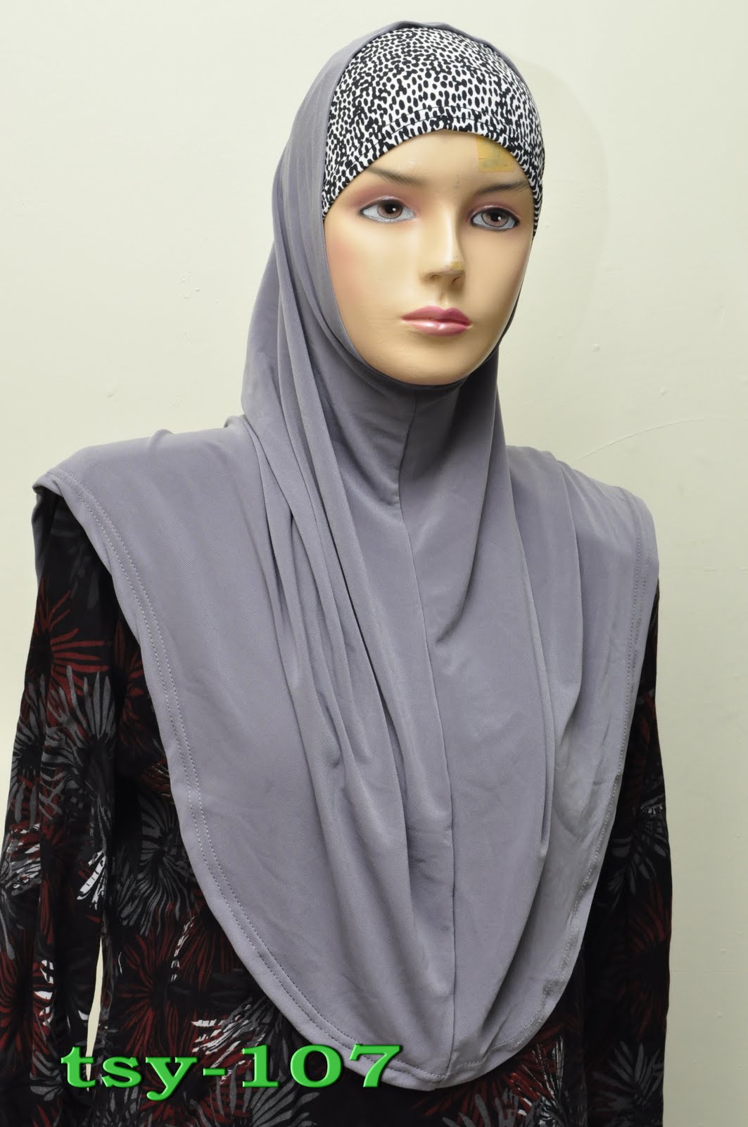 Anjung Tudung Syria: Tudung Syria Plus Size, Oning Printed one Tone