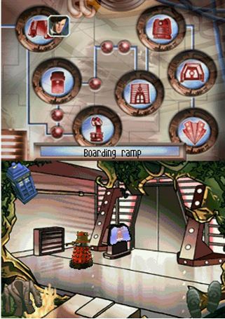 The Doctor In The TARDIS: Doctor Who DS Game Screenshots