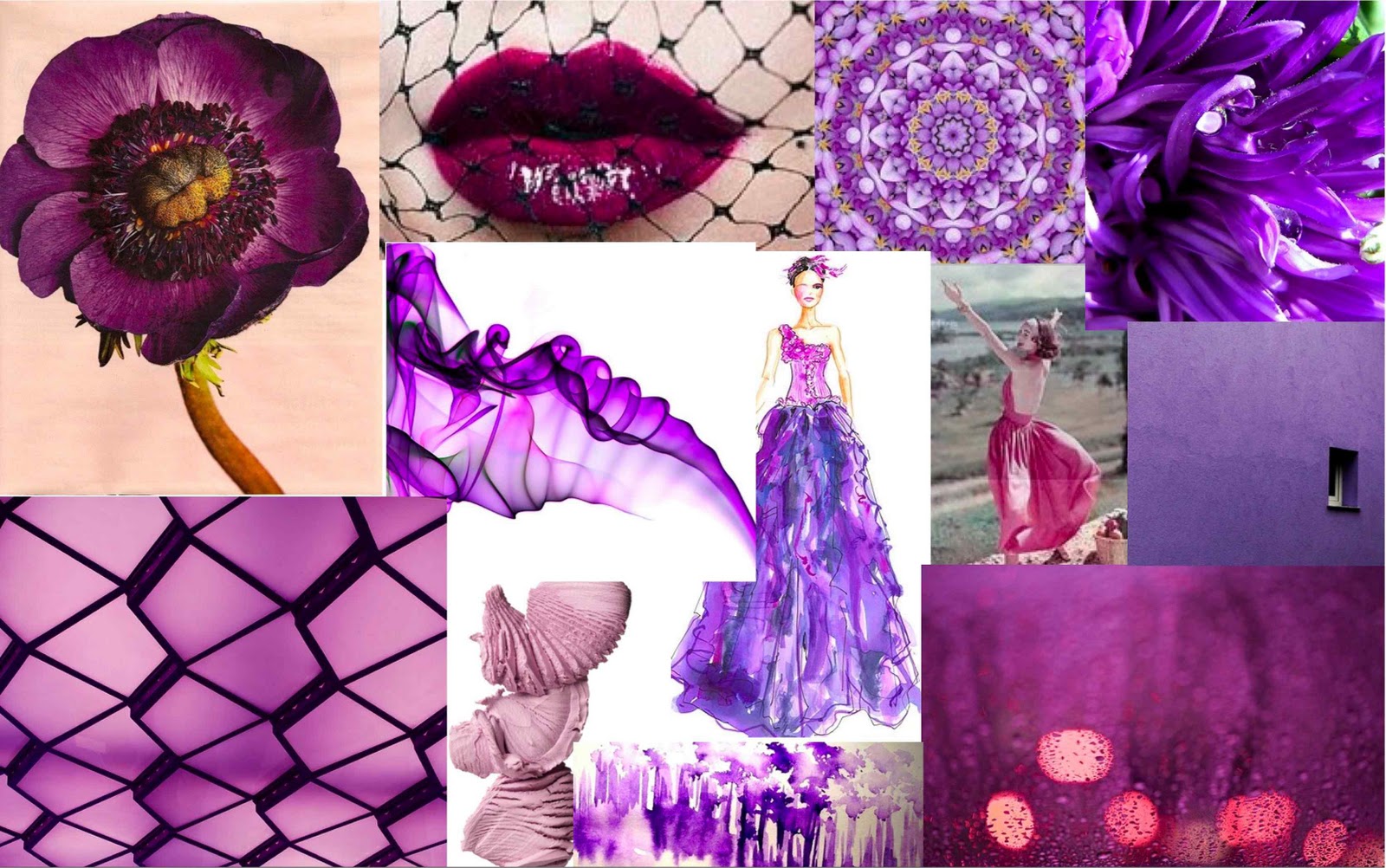 the color wheel look in violet | stila: blog