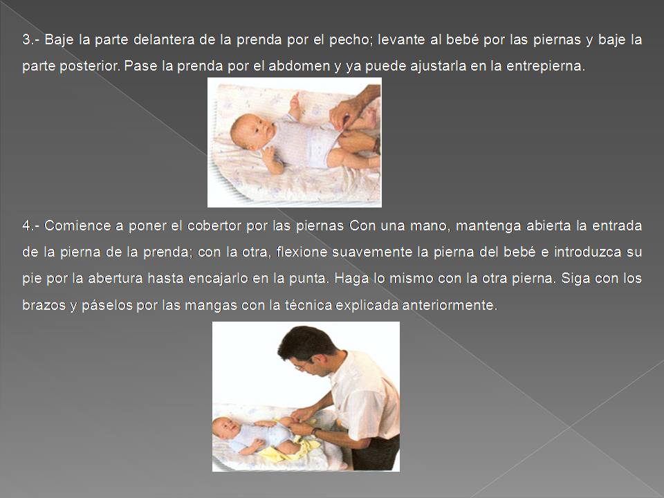 Servi flash: Pasos para cambiar de ropa a un bebe.