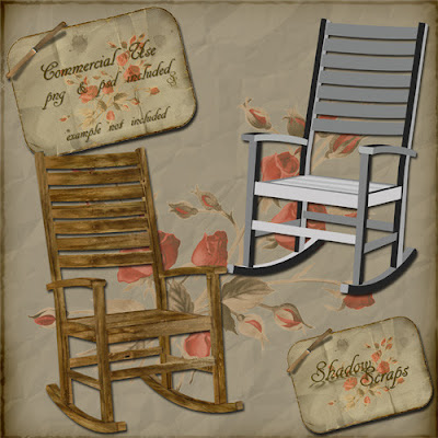 Shadow Scraps: CU Rocking Chair Template!!