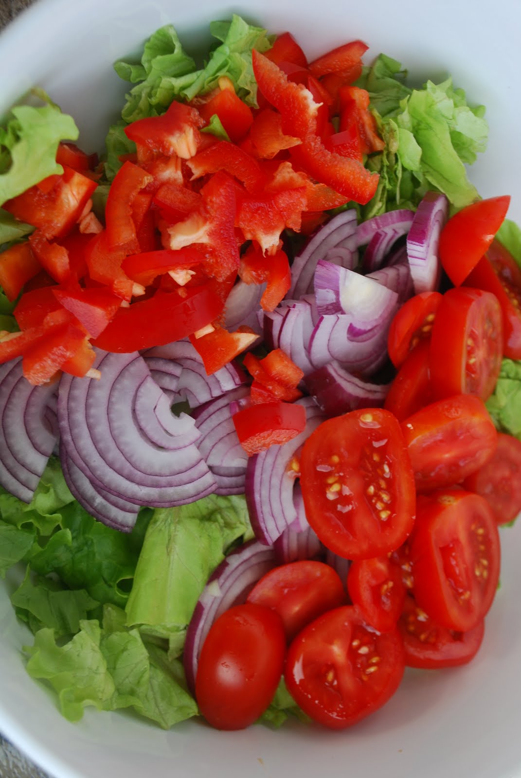 Camillas mat & kakedesign: Spansk salat.