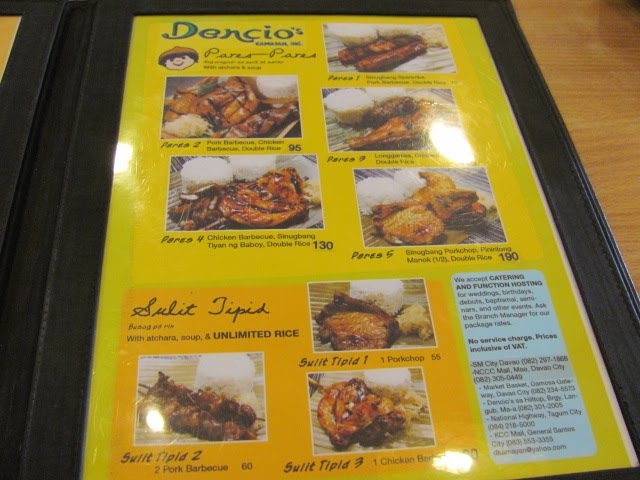 Dining at Dencio's Restaurant at Damosa Gateway | Davao Delights