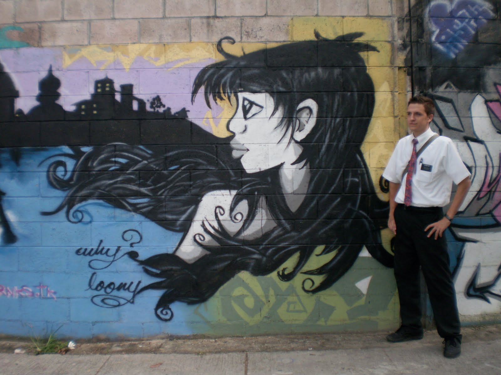 Corey Day's Mission in El Salvador: Graffiti
