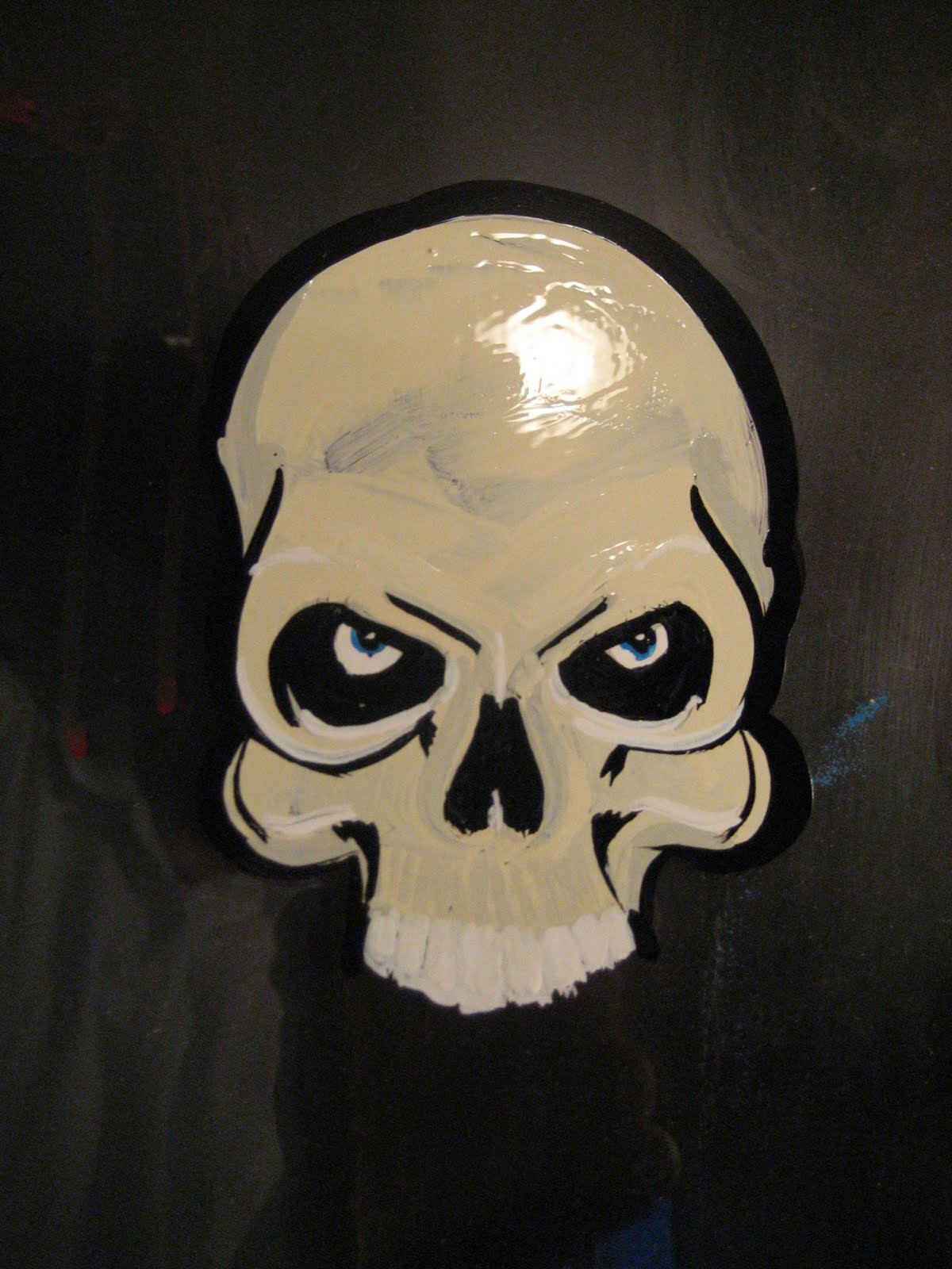 T Square Pinstriping: Skulls
