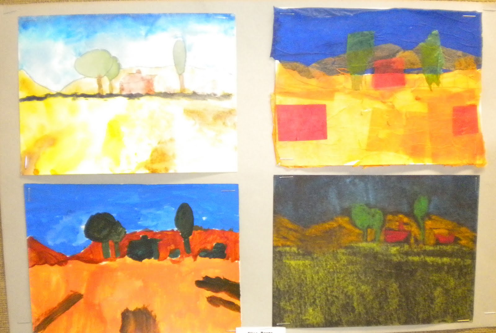smARTcookie: 6th grade landscapes -4-ways