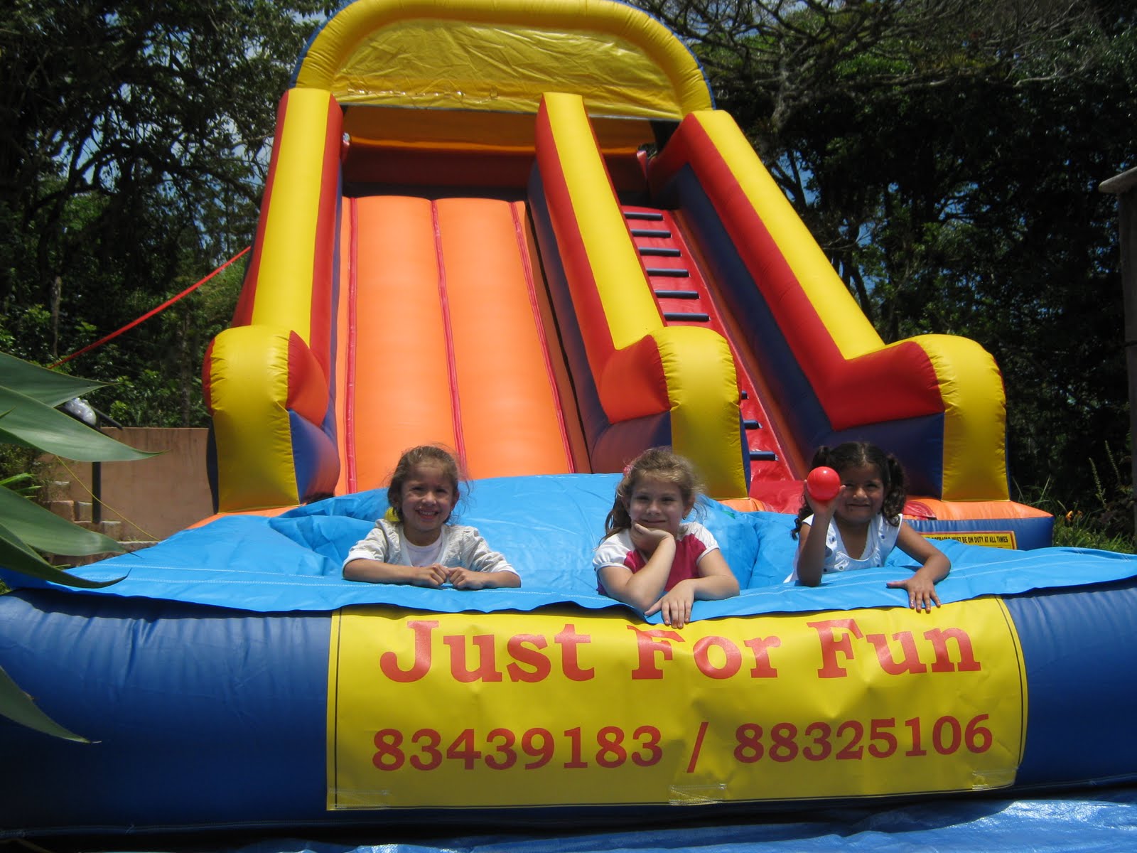 JUST FOR FUN INFLABLES DE COSTA RICA: MEGA TOBOGAN DIVERSION