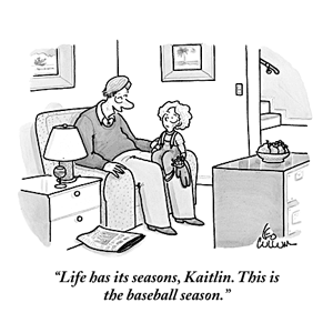 the cat and mouse | past present future: New Yorker cartoon