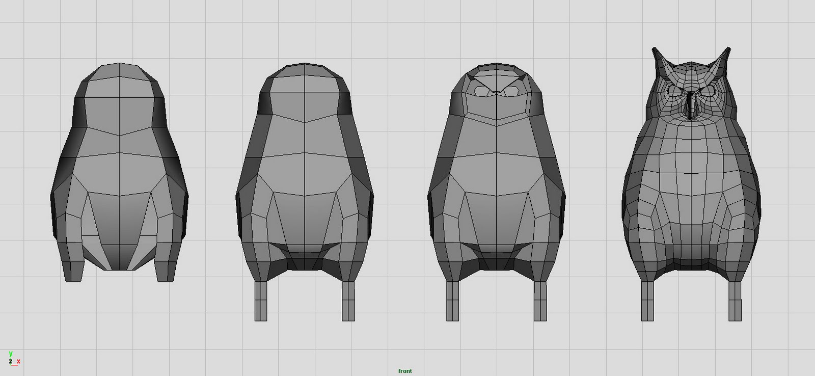 Jarold's Art Blog: 3D owl