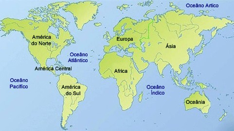 O Nosso Mundo: Continentes