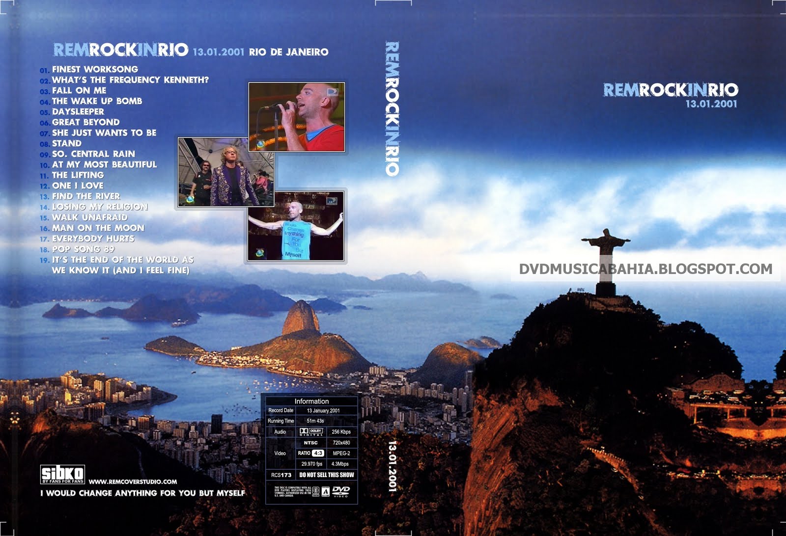 LOS MEJORES DVD DE MUSICA Y MAS....!!!!: R.E.M - Rock in Rio (2001 ...