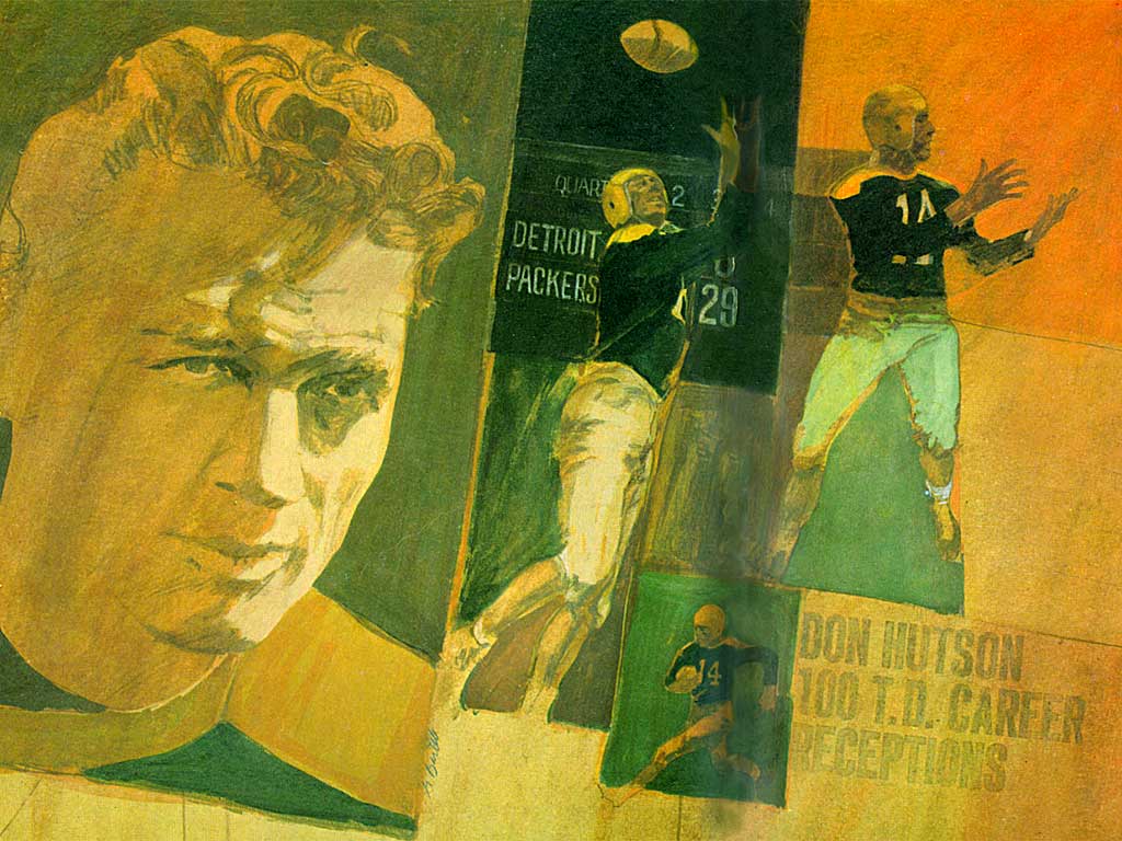 PACKERVILLE, U.S.A.: The Illustrated Don Hutson