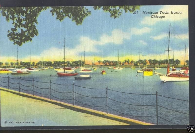 Uptown Chicago History: Vintage Views of Montrose Harbor, Uptown, Chicago