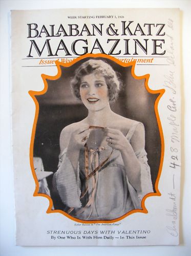 Uptown Chicago History: Vintage Balaban and Katz Magazines
