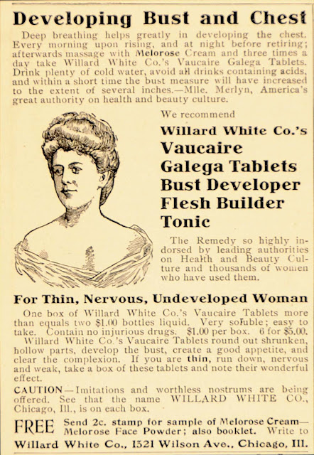 Uptown Chicago History: 1908 Advertisement for Breast Enhancing Cream ...