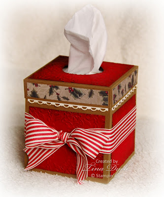 My Therapy, My Creations: Christmas Tissue Box