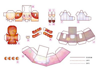 Boneka Kertas Imut « Cute Papercraft