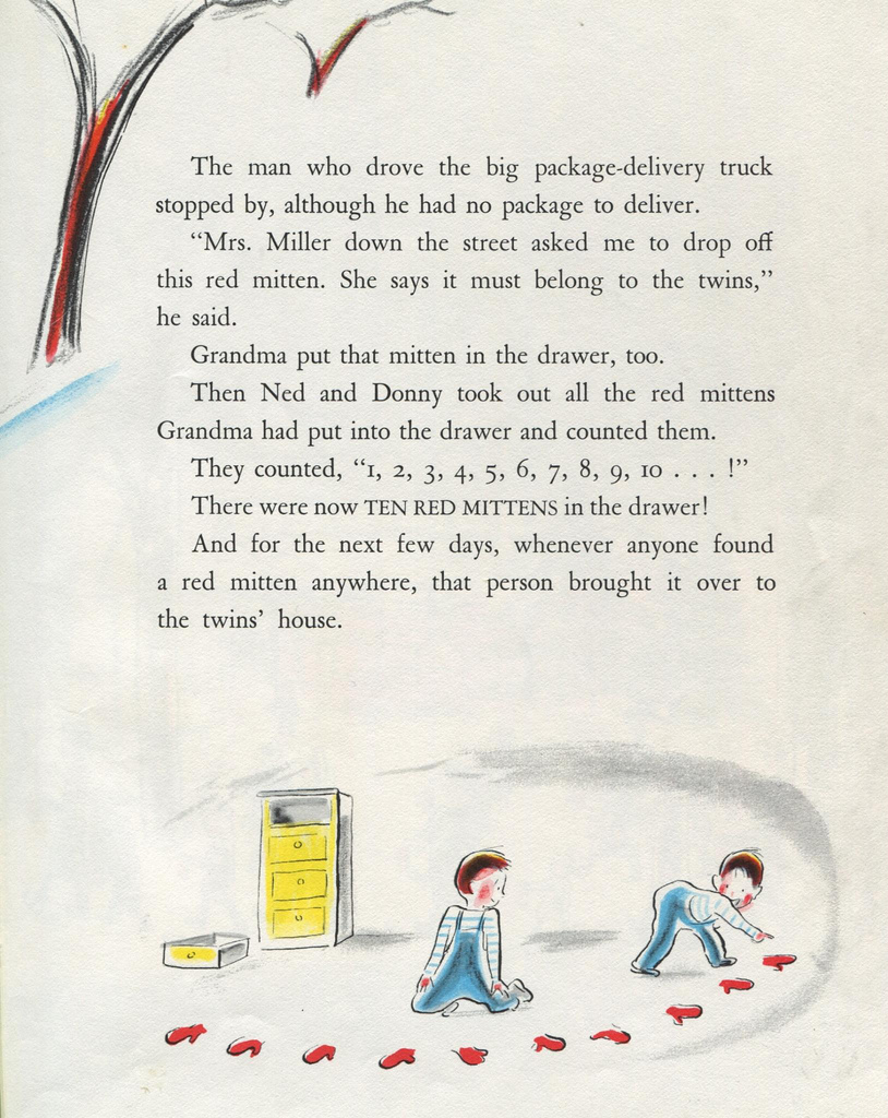 Too Many Mittens, by Florence and Louis Slobodkin (Vanguard Press, 1958 ...