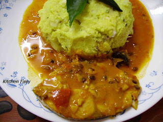 Secret Of Taste: Kappa Puzhukkum Meenum(Boiled Tapioca with Fish Curry)