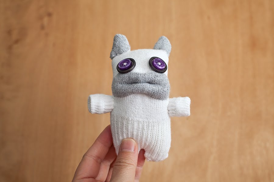 Photos by jalna: Two Sock Monsters