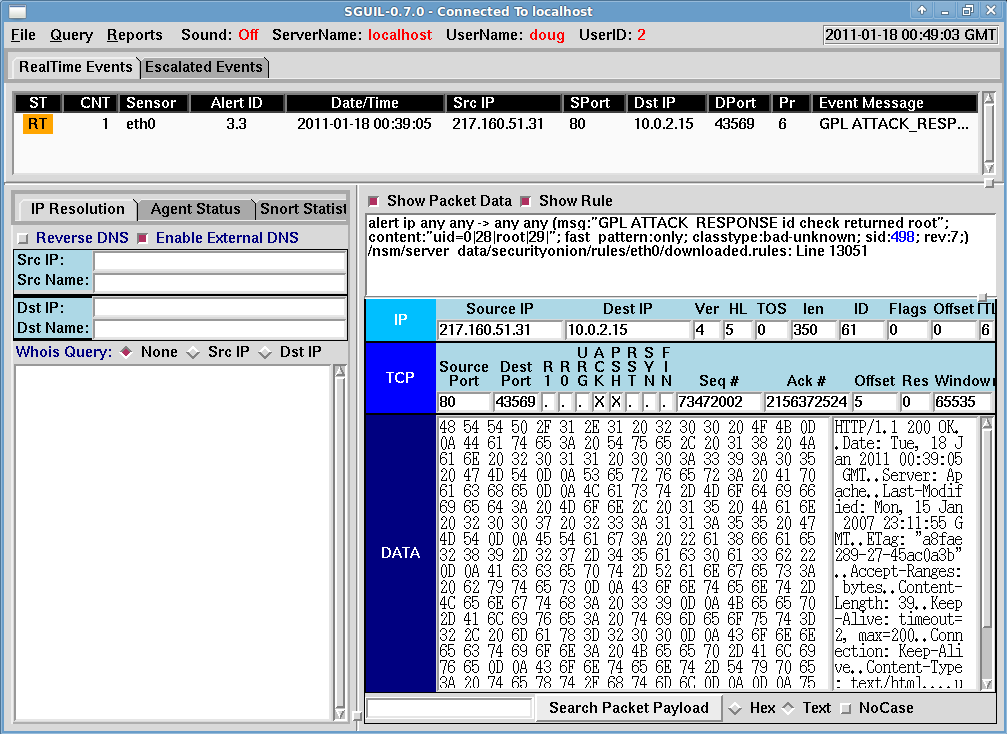 Security Onion: Introduction to Sguil and Squert: Part 2