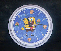 My Little Spot of Sanity: Spongebob Altered Clock & Birthday Card