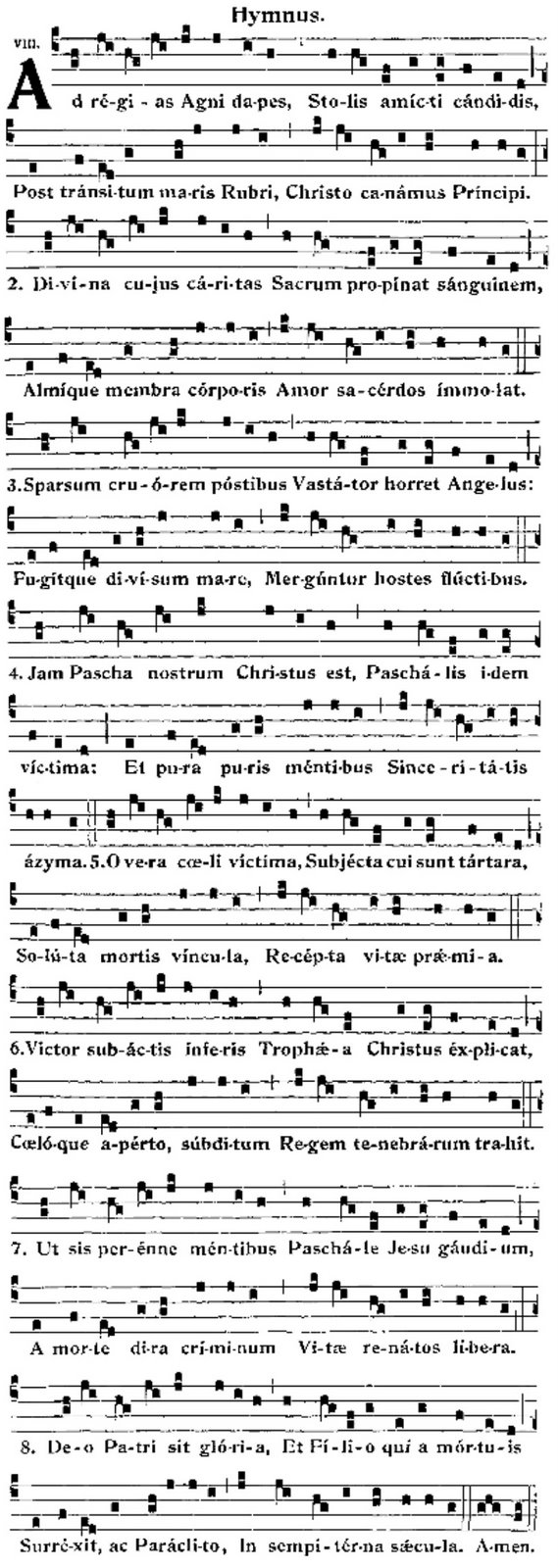 EL RINCÓN LITÚRGICO: Himno. Ad Regias Agni Dapes. Tiempo de Pascua ...