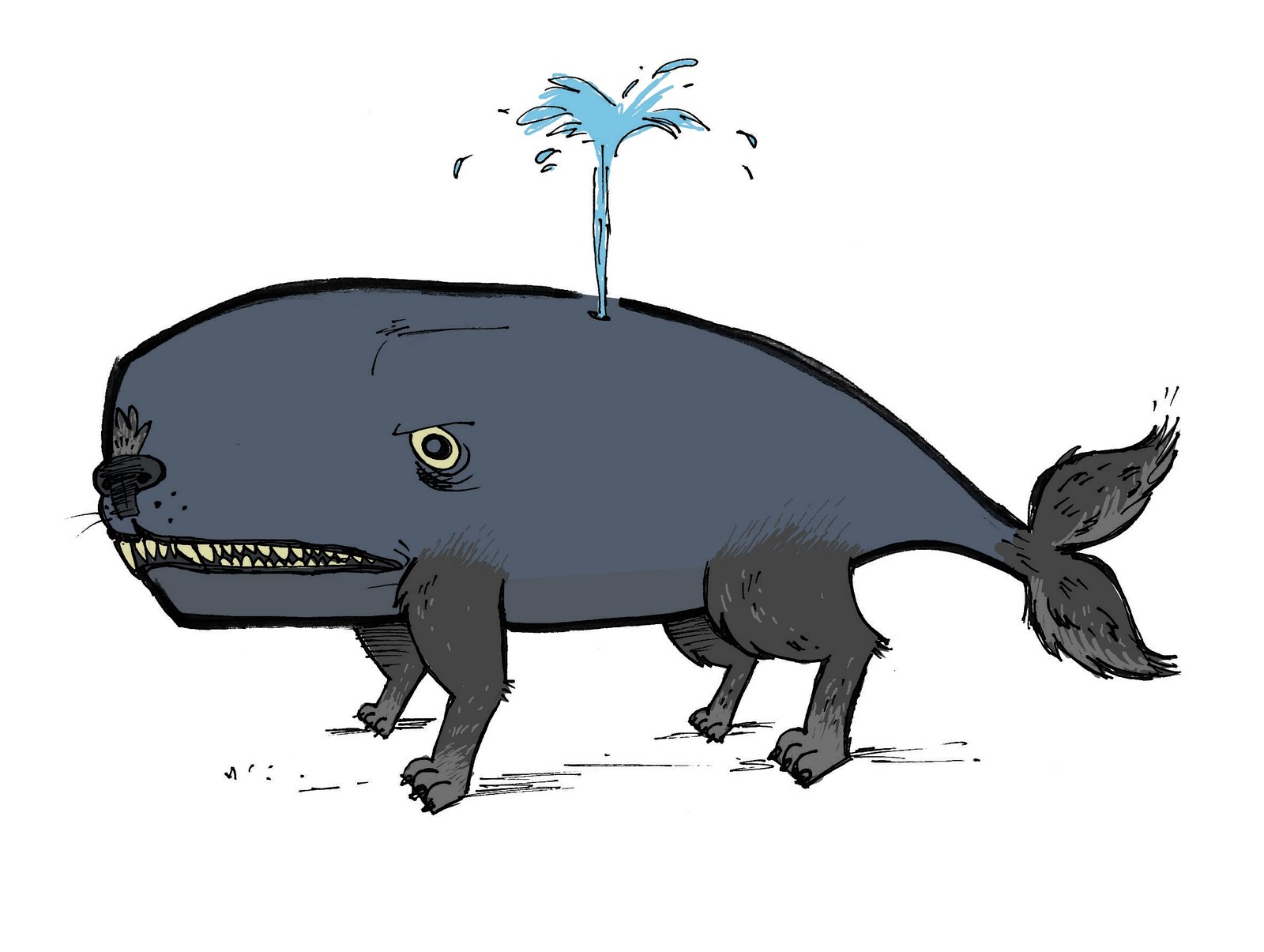 David Kantrowitz - Art Blog: Whale Wolf