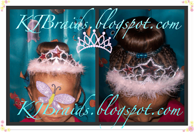 KJ Braids: Princess Tiana Bun