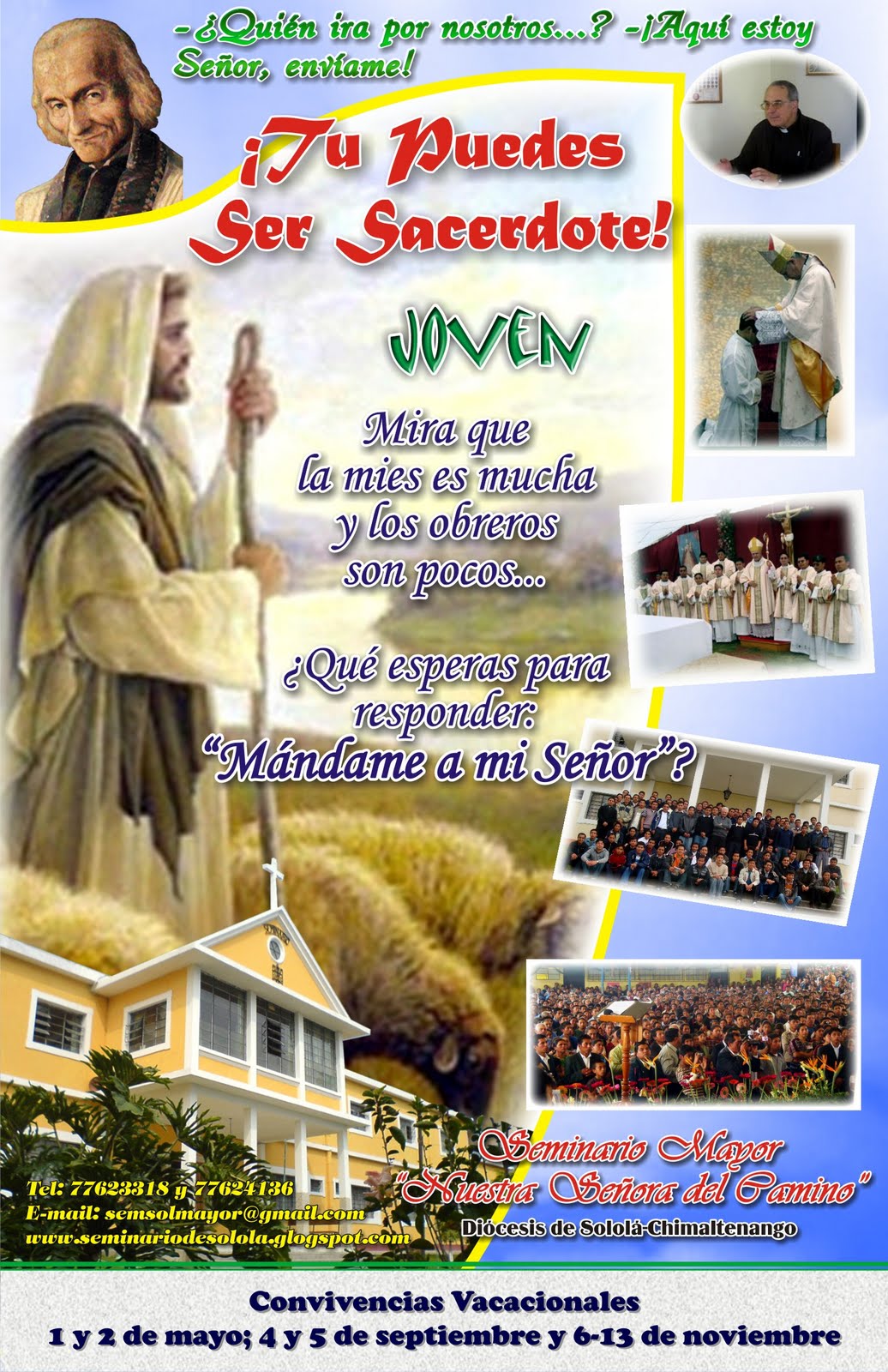 Vivir de cara a Dios: Promoción vocacional