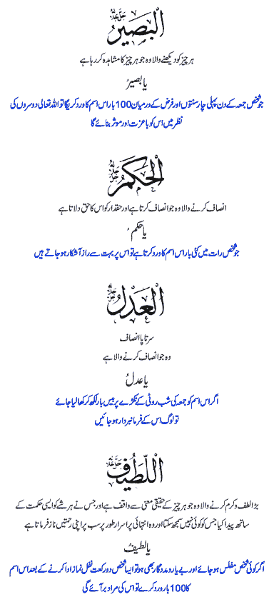 Join Pakistan: ♥♥ Allah's names and their details...♥♥