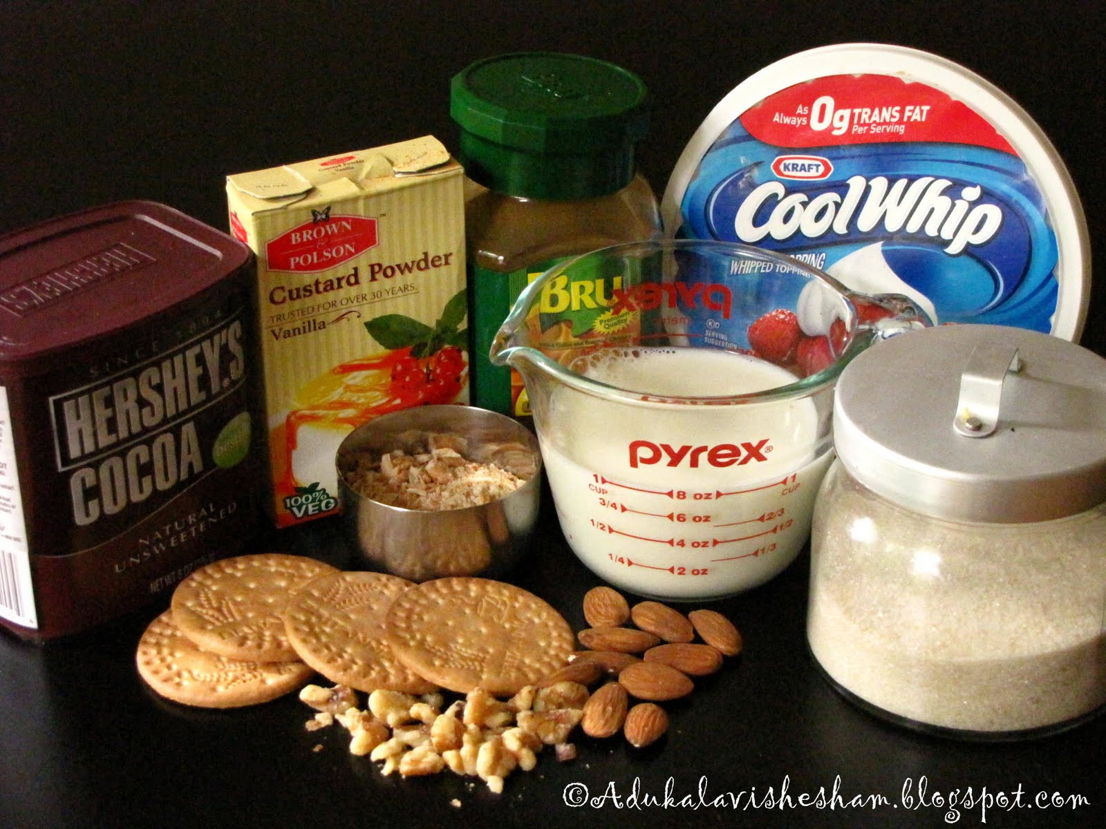 Adukala Vishesham: Chocolate Biscuit Pudding