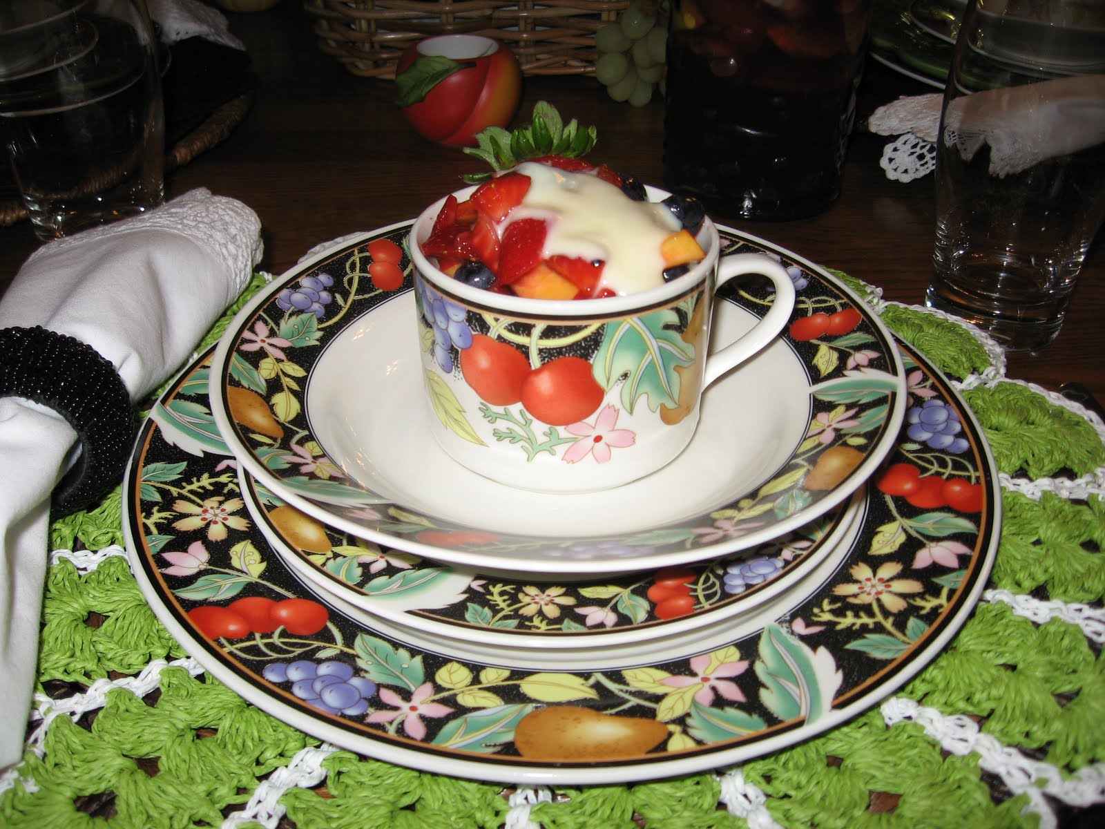 Tablescaping Escapades: Bountiful Fruits, Part 2