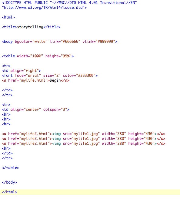 Web Design NJCU: Some sample code