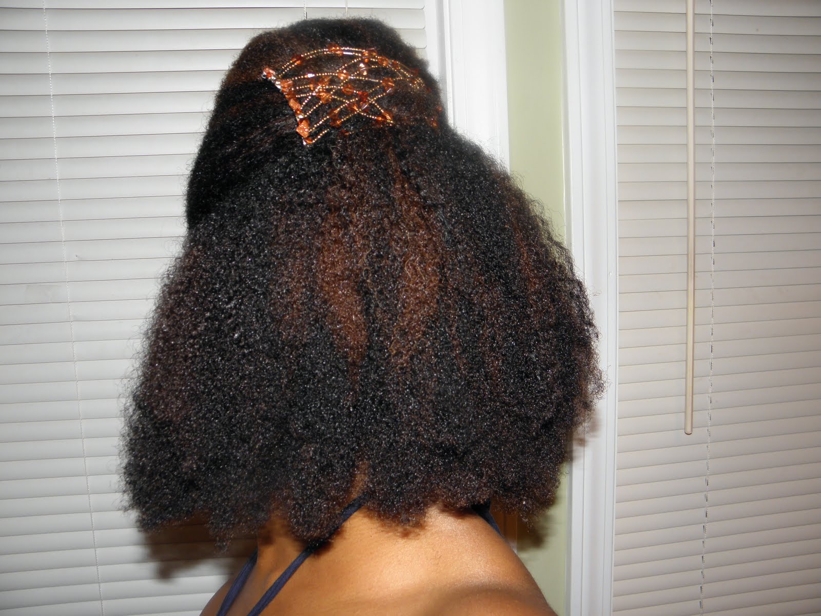 All Natural Hair: Combing out my twistout