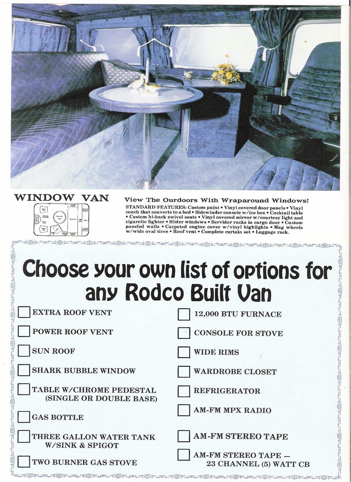 Vandoleros, Van Club: Rodco Conversion ads