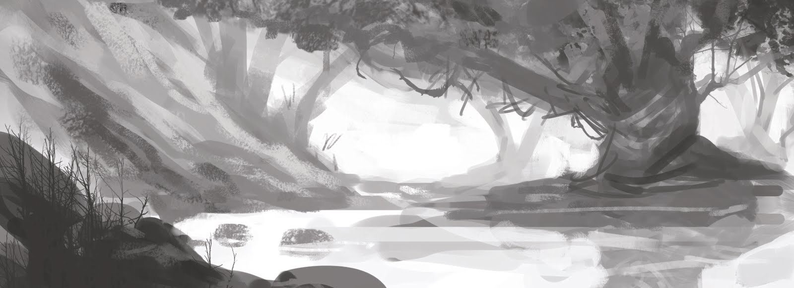 Kinetic Flow : grayscale environment thumbnails