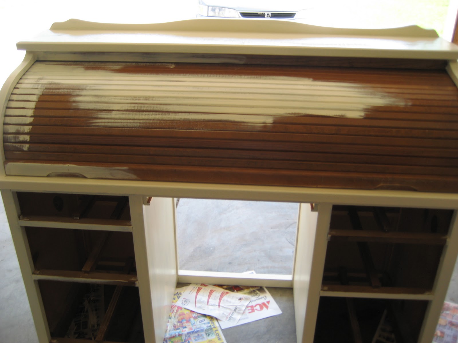 Paint Me Shabby: Roll-Top Desk