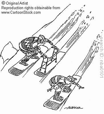 A Guide to Internet Snowboard Cartoons | illicit snowboarding