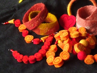 Felters Journey: Finished my Day of Felt jewellery